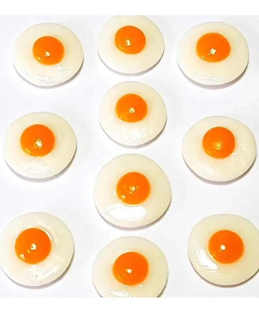 5pc Miniature Fried Eggs Orangey Yoke Lot 1;6-1;12 Scale - Etsy