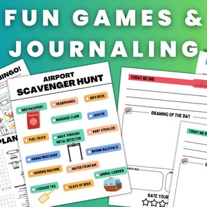 Ultimate Airport Activity Pack - Air Travel Airport Vacation Activities ...