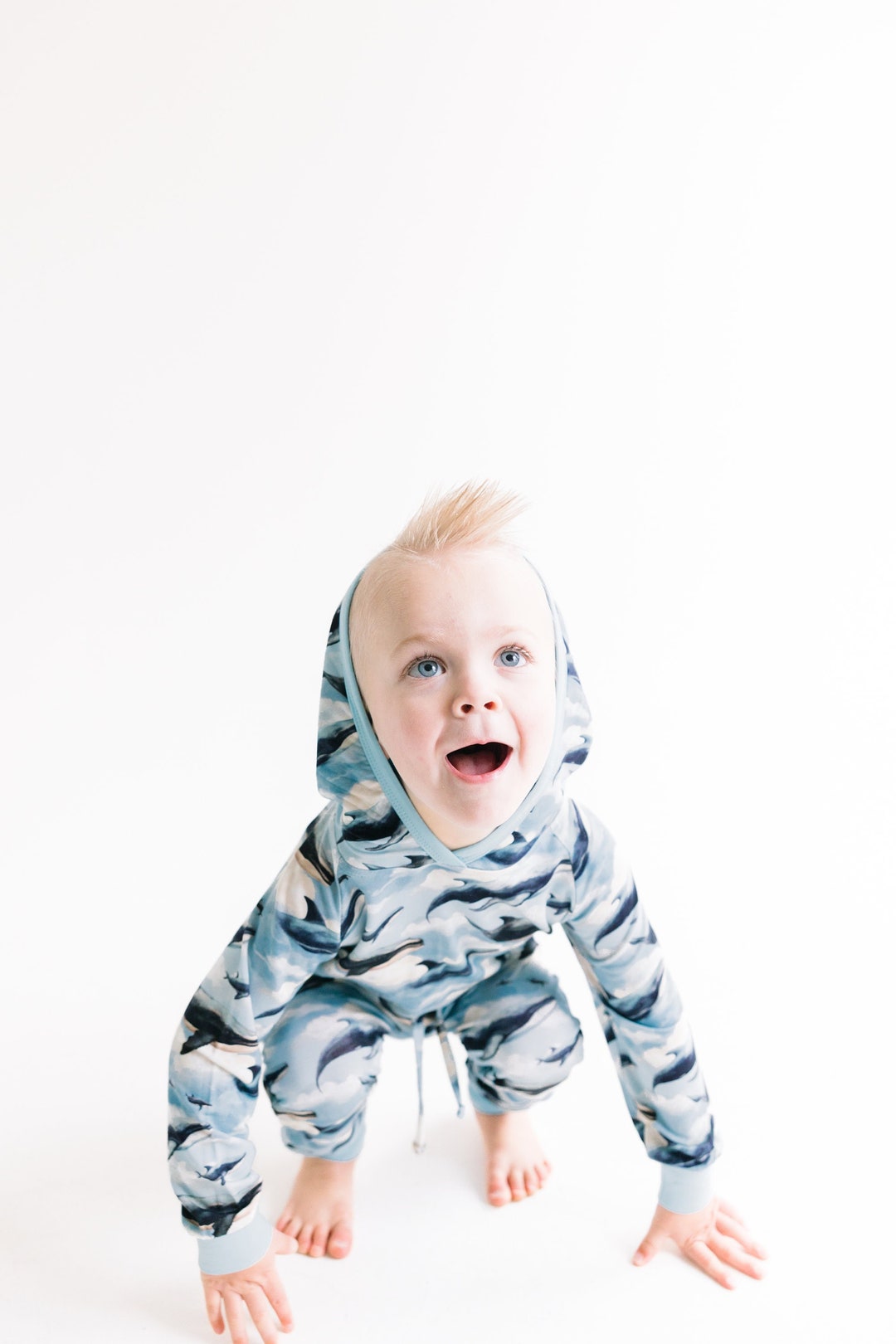 Bamboo Jogger Set- Flying Whales | Whale Outfit | Bamboo Outfit ...