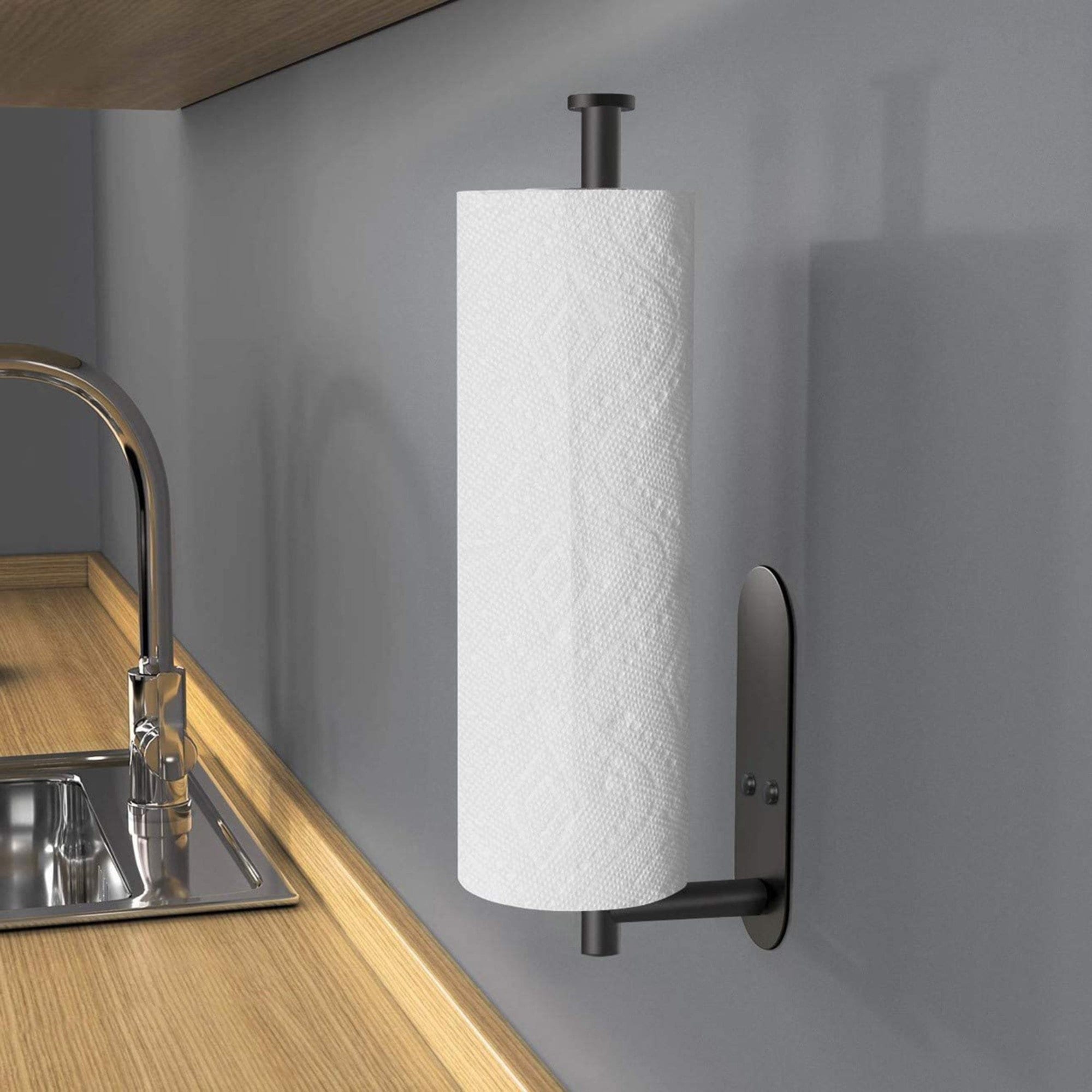 Wall Mount Paper Towel Holder, Kitchen for Paper Towel Holder, Paper ...