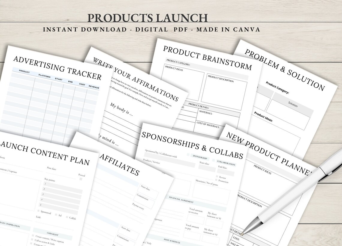 Product Launch Planner, Product Marketing, Course Marketing Plan ...