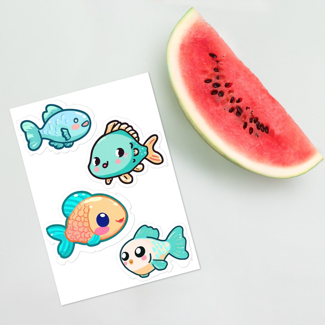 Cute Fish | Sticker Sheet - Etsy