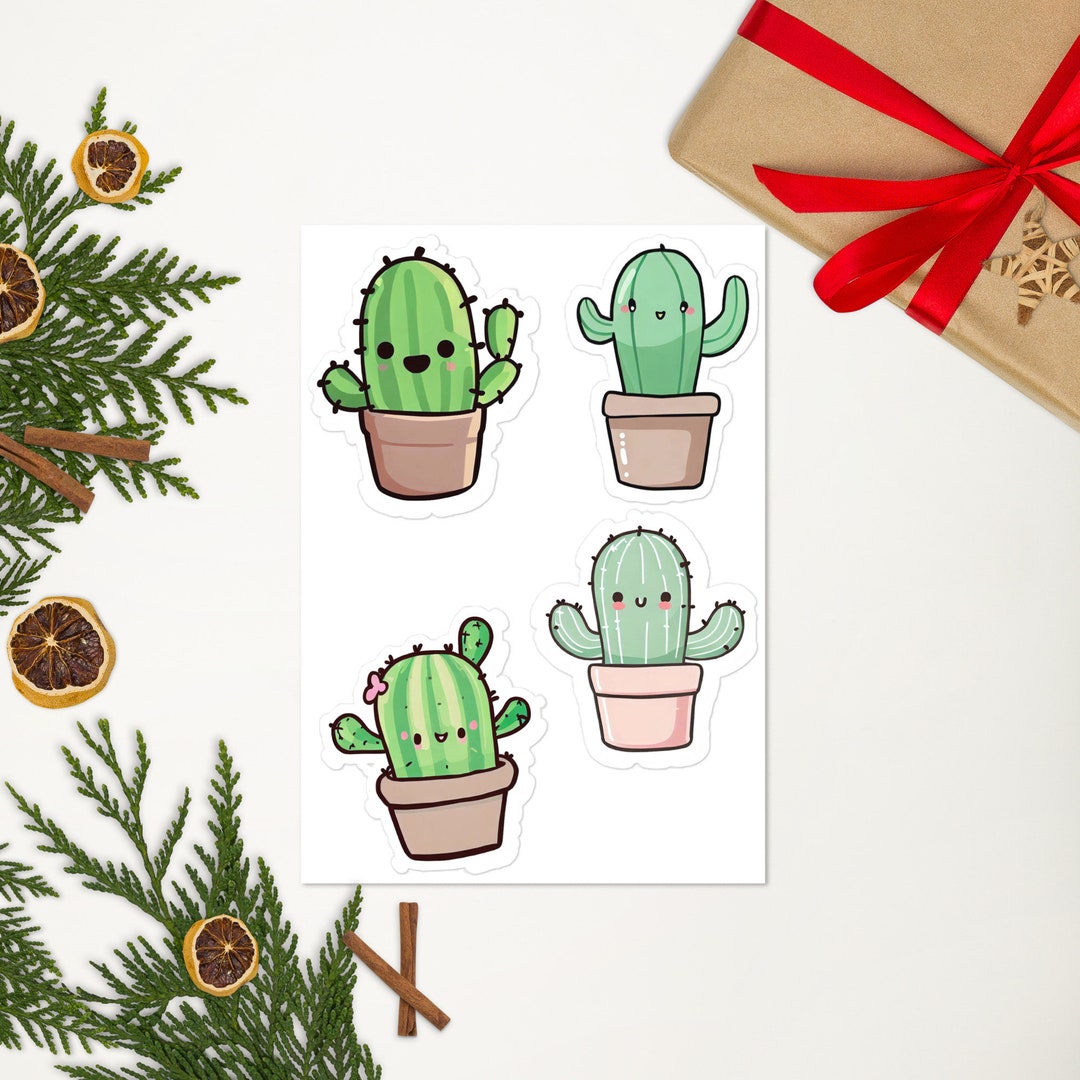 Cute Cactus | Sticker Sheet - Etsy