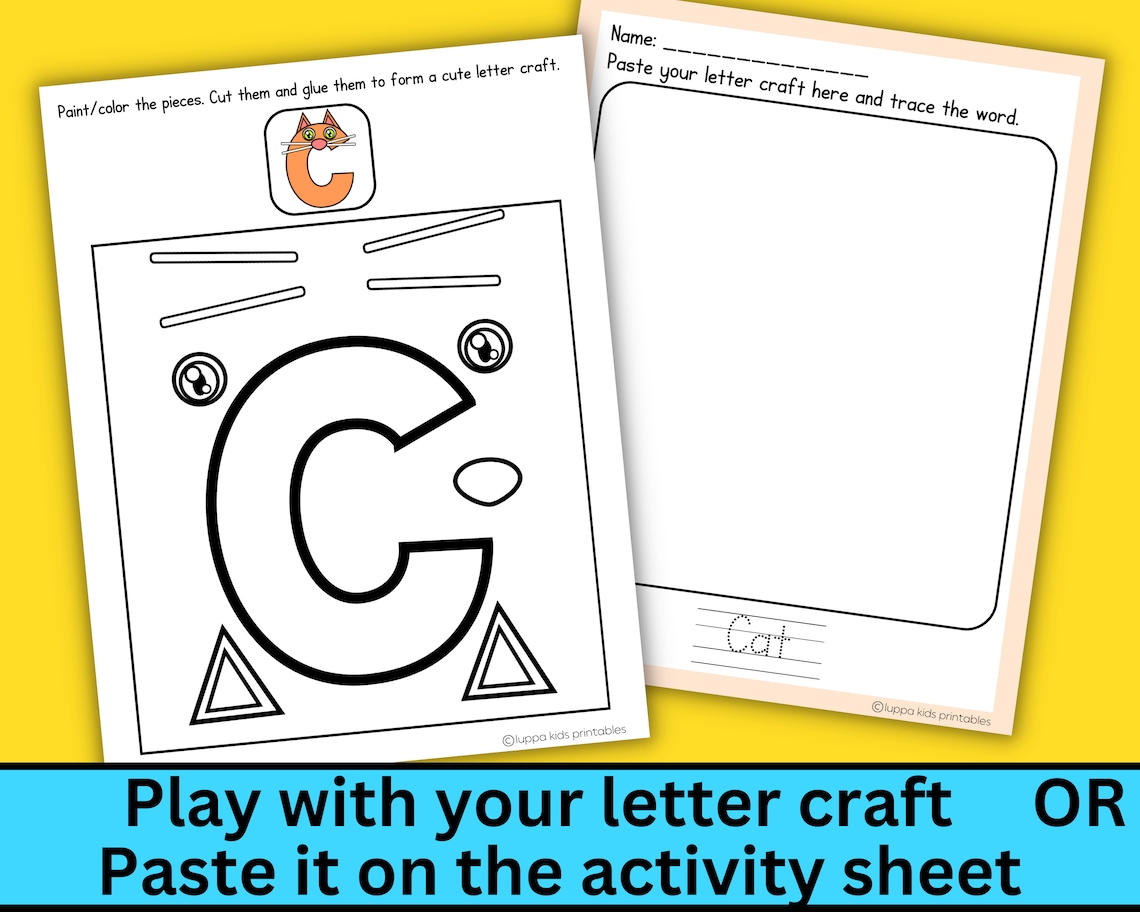 Letter Crafts for Preschoolers, Alphabet Letters, Alphabet Activities ...