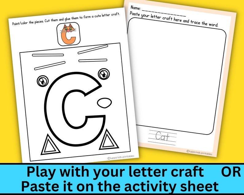 Letter Crafts for Preschoolers, Alphabet Letters, Alphabet Activities ...