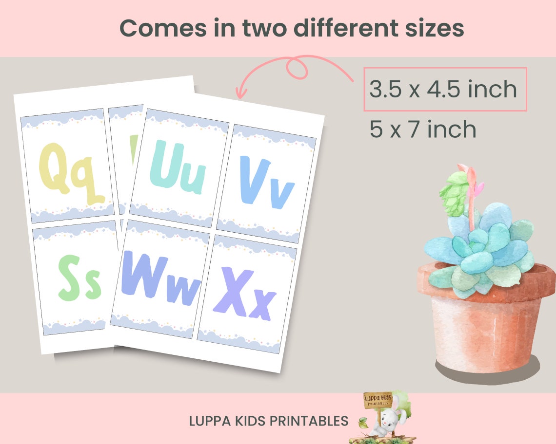 ABC Flashcards A-Z Flashcards 1-10 Flashcards Alphabet Flashcards Learn ...