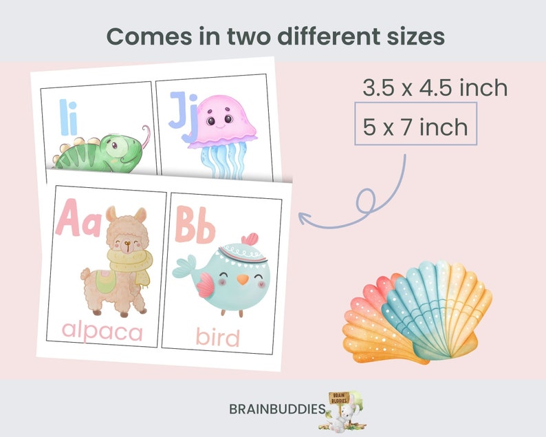 ABC Flash Cards Educational Cards A-Z Cards Learn Abcs - Etsy