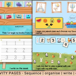 Toddler Busy Book Printable Preschool Activities Homeschool Montessori ...
