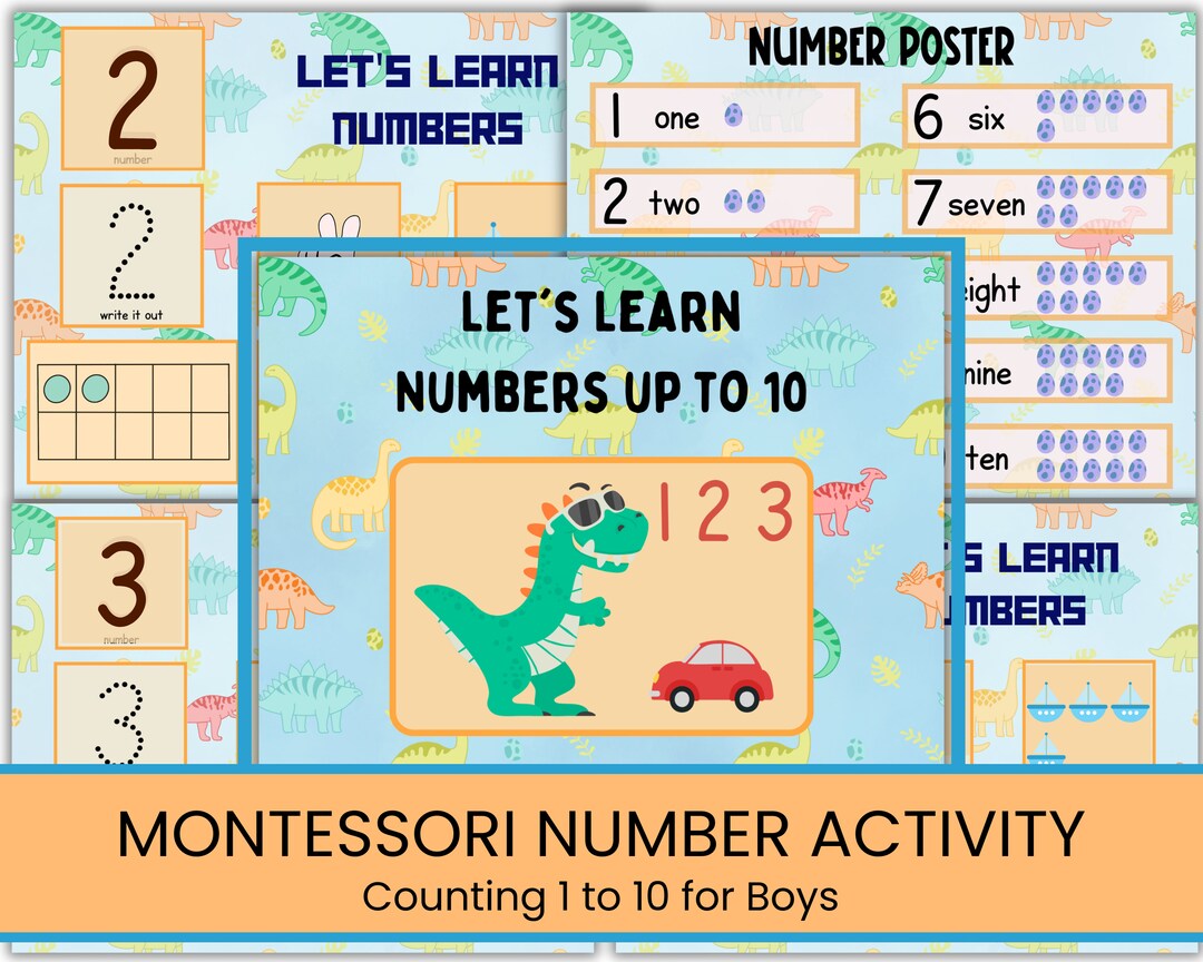 Montessori Counting Activity for Toddlers | Learn to Count | Numbers 1 ...