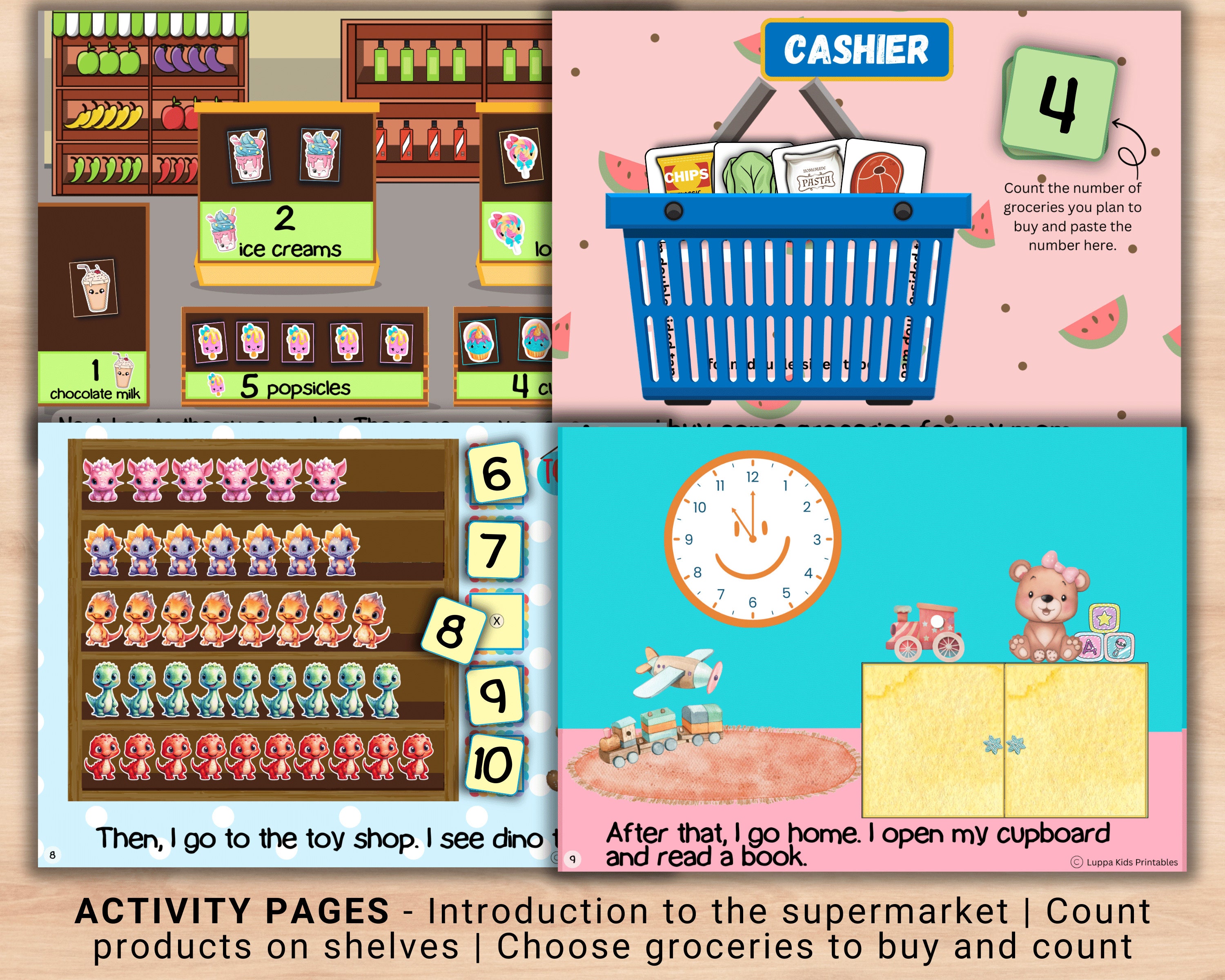 Toddler Busy Book Printable Preschool Activities Homeschool Montessori ...