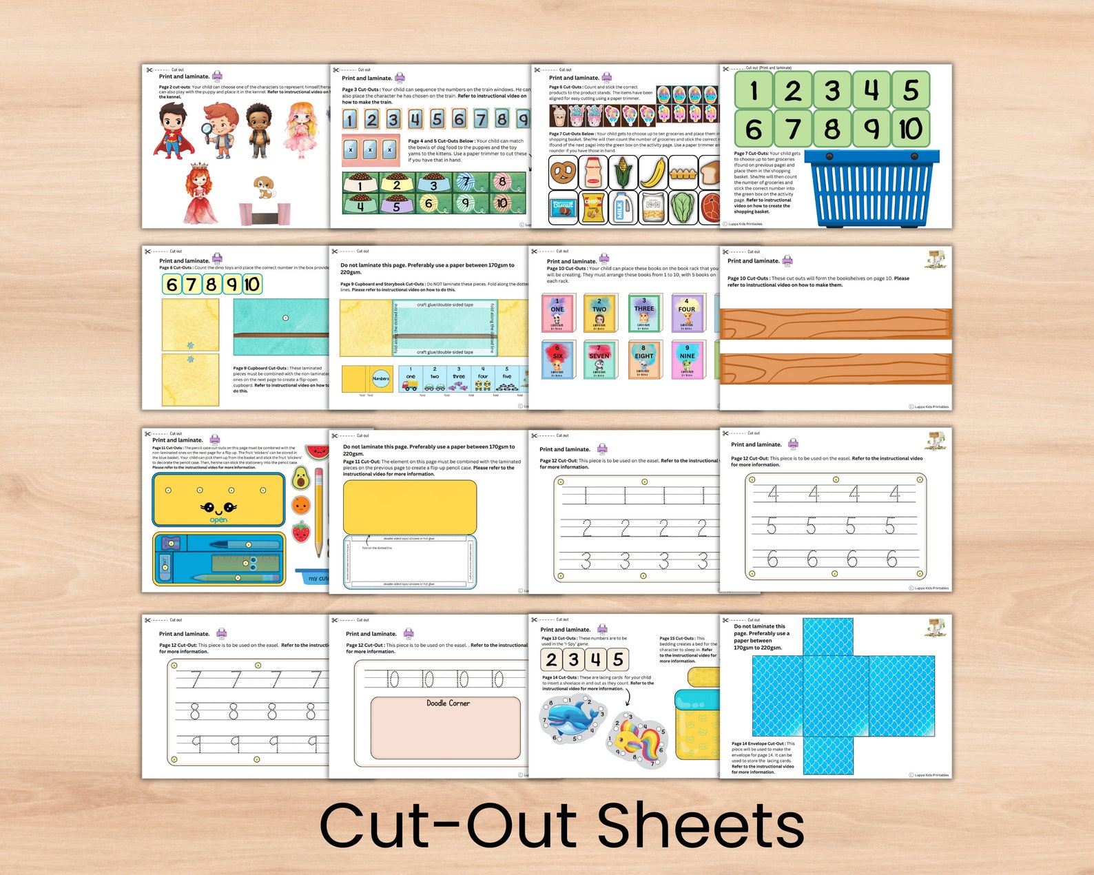 Toddler Busy Book Printable Preschool Activities Homeschool Montessori ...