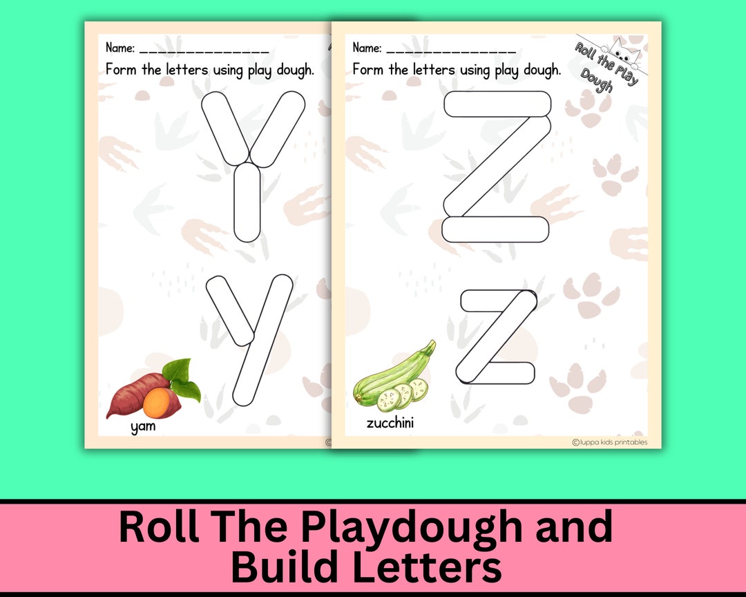 Preschool Printables Alphabet Play Doh Mats Printable Toddler ...