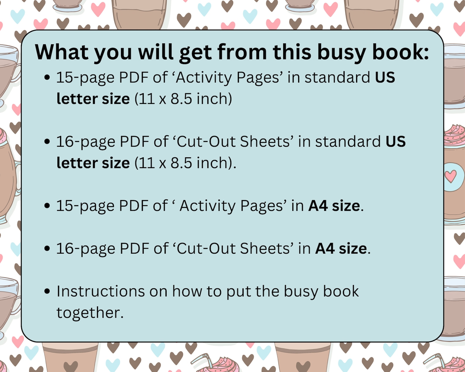 Toddler Busy Book Printable Preschool Activities Homeschool Montessori ...