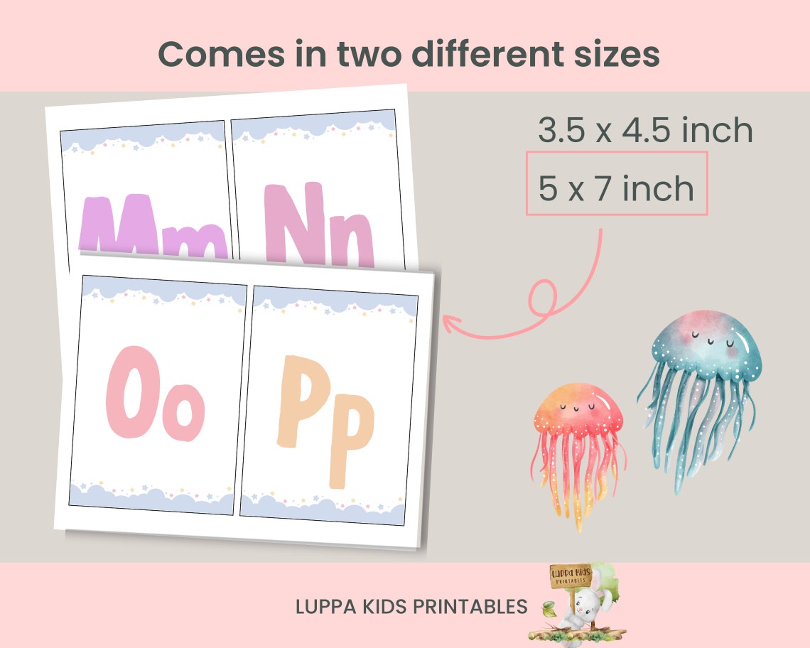 ABC Flashcards A-Z Flashcards 1-10 Flashcards Alphabet Flashcards Learn ...