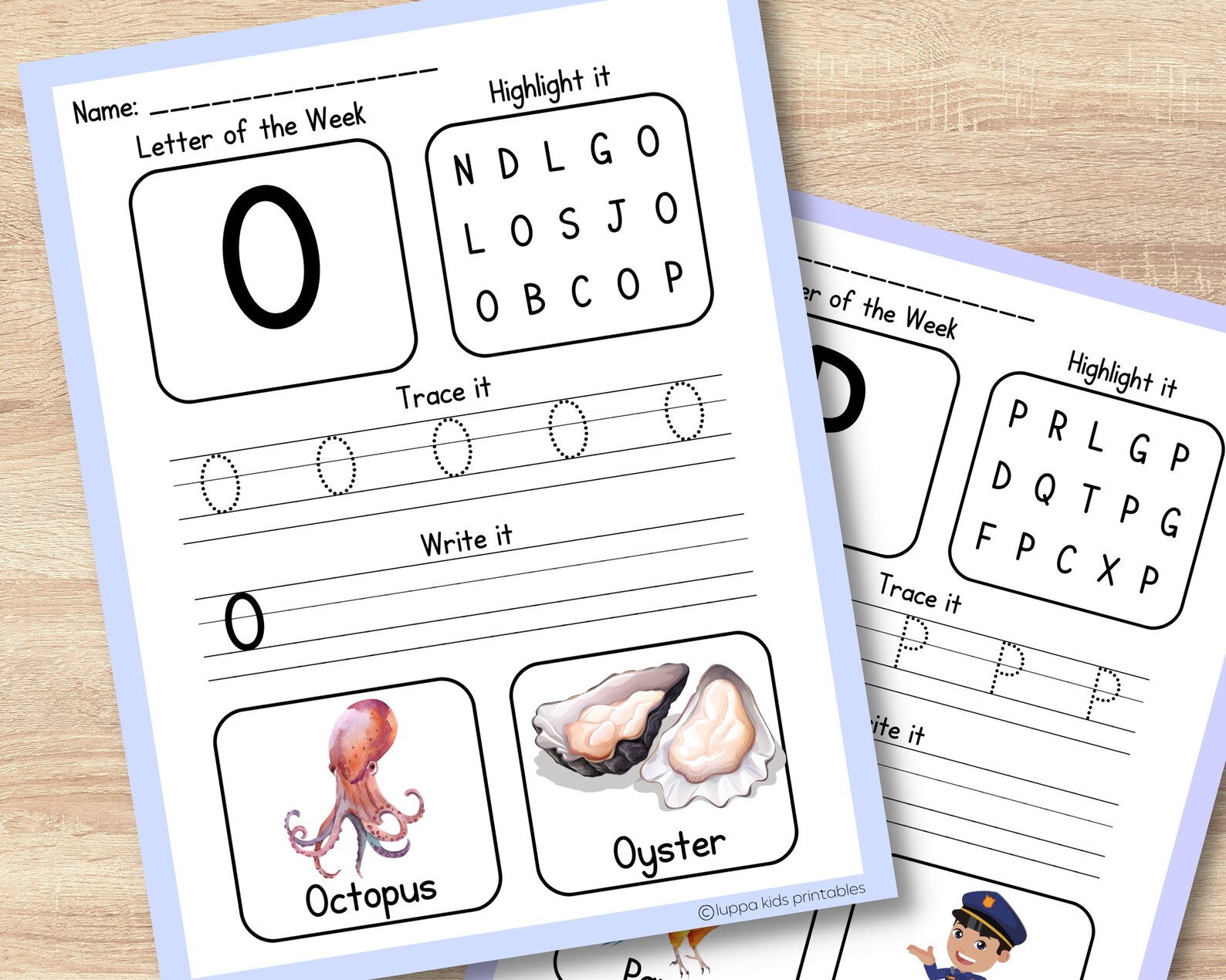 Printable Worksheets Alphabet Tracing Kids Preschool Curriculum ...