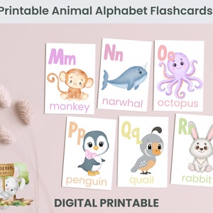 ABC Flash Cards, Educational Cards, A-Z Cards, Learn Abcs, Alphabet ...