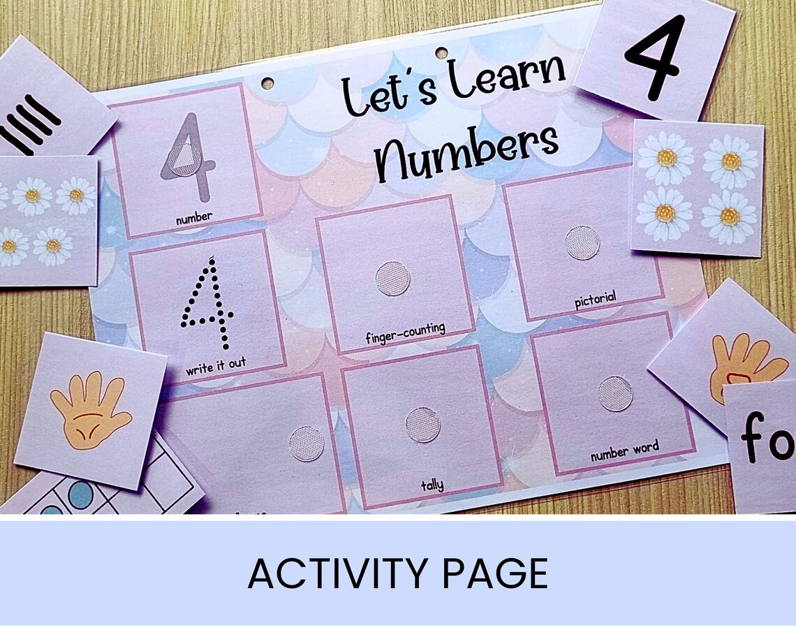 Montessori Counting Activity for Toddlers Learn to Count Numbers 1 to ...