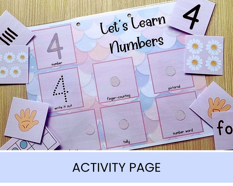 Montessori Counting Activity for Toddlers Learn to Count Numbers 1 to ...