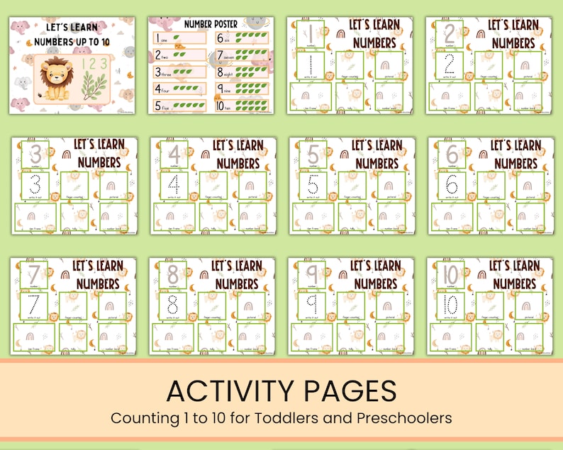 Montessori Counting Activity for Toddlers | Learn to Count | Numbers 1 ...