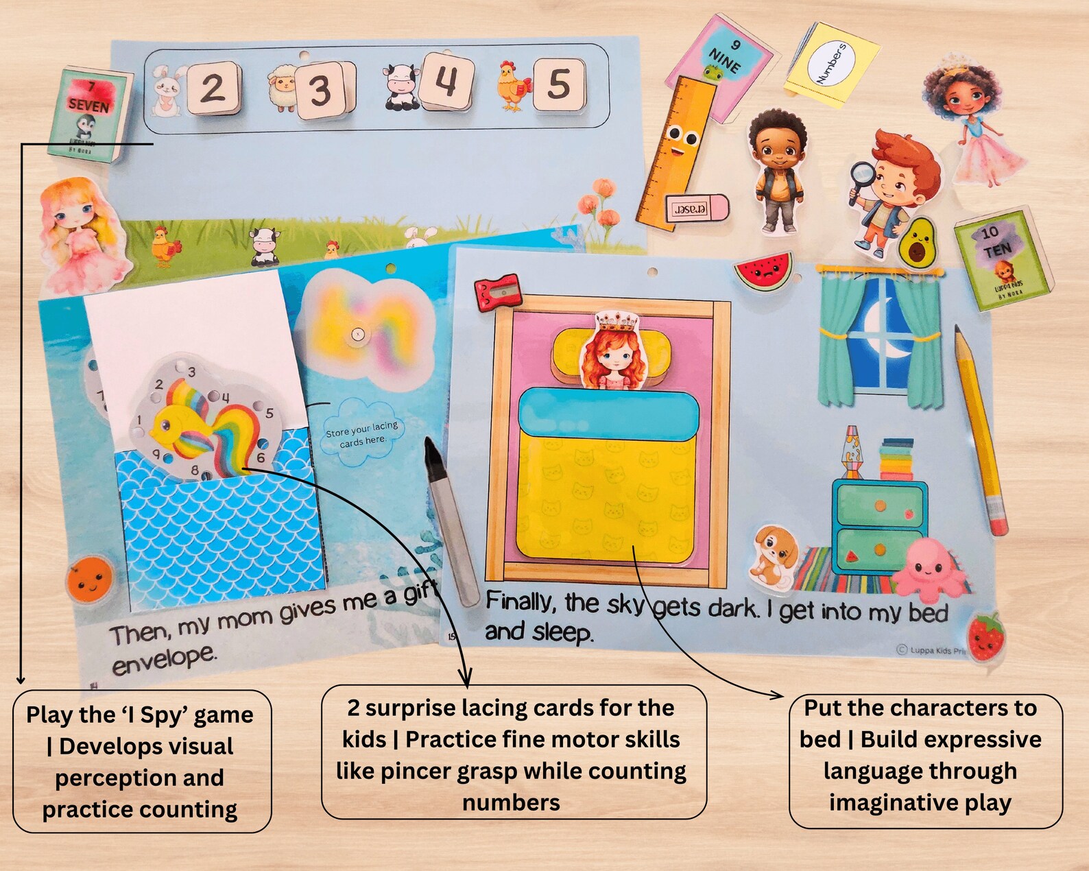 Toddler Busy Book Printable Preschool Activities Homeschool Montessori ...