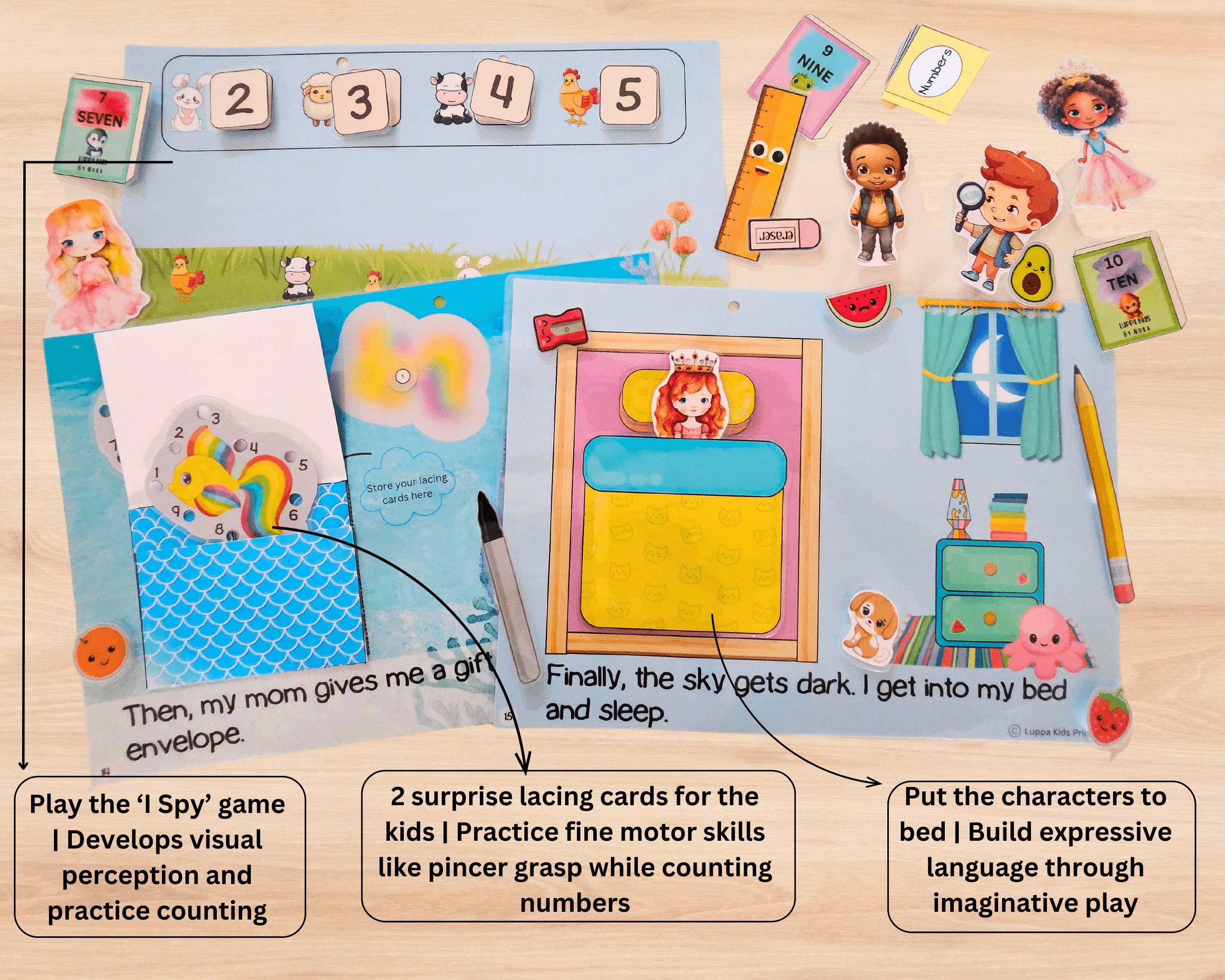 Toddler Busy Book Printable Preschool Activities Homeschool Montessori ...