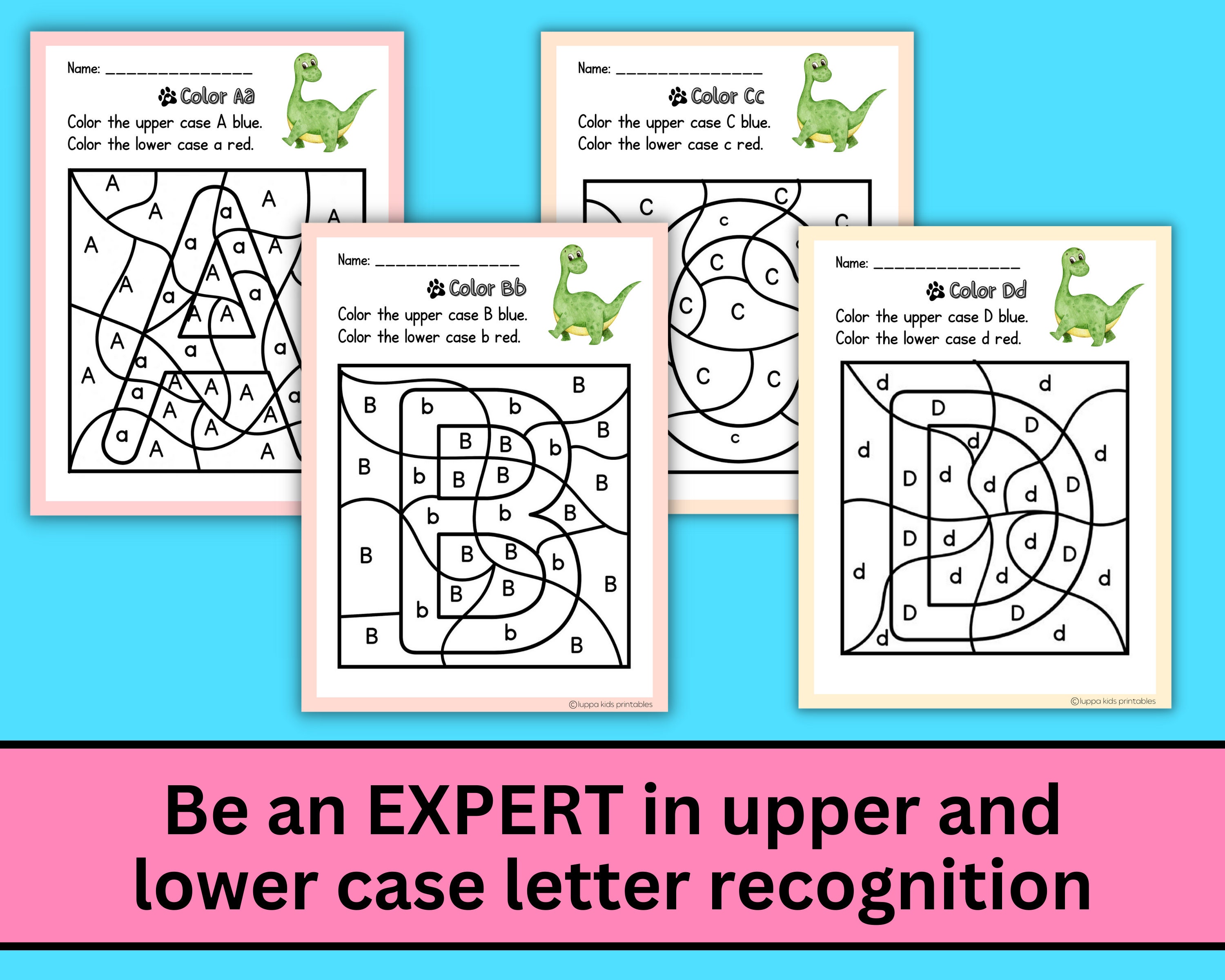 Letter Maze Printable, Alphabet Maze Worksheet, Alphabet Worksheets for ...