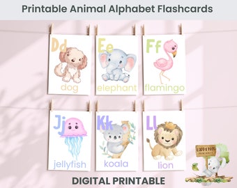 ABC Flash Cards, Educational Cards, Alphabet Flashcards, Learn Abcs ...