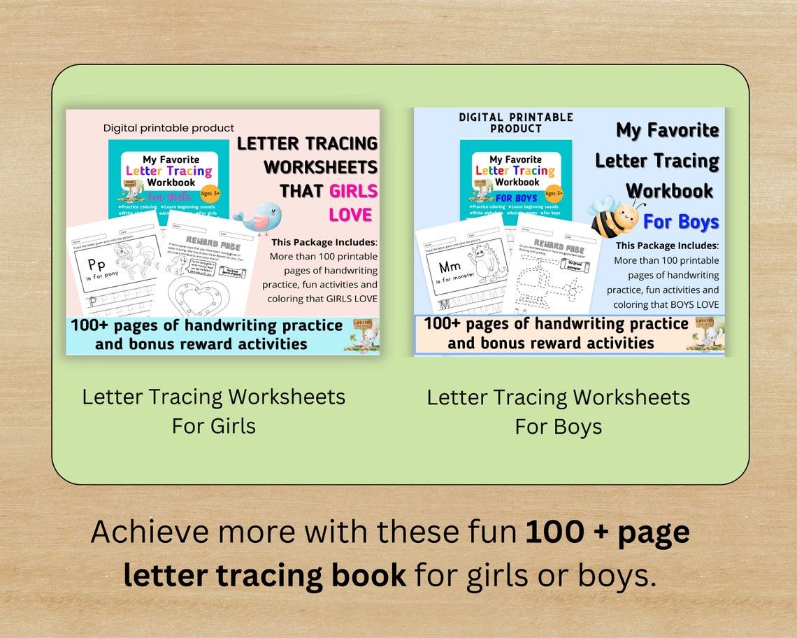 Printable Worksheets Alphabet Tracing Kids Preschool Curriculum ...