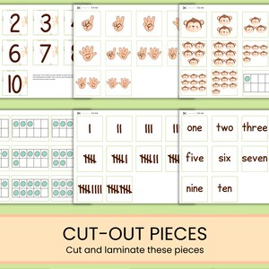 Montessori Counting Activity for Toddlers | Learn to Count | Numbers 1 ...