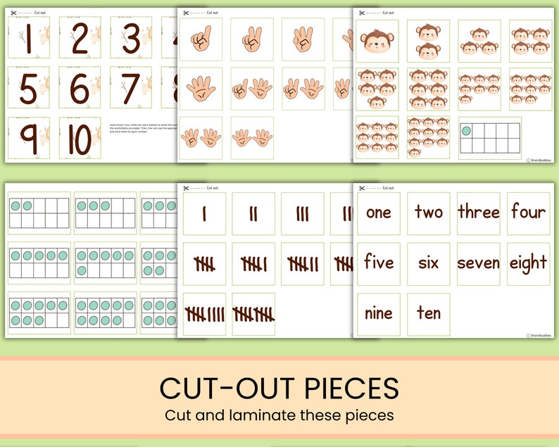 Montessori Counting Activity for Toddlers | Learn to Count | Numbers 1 ...