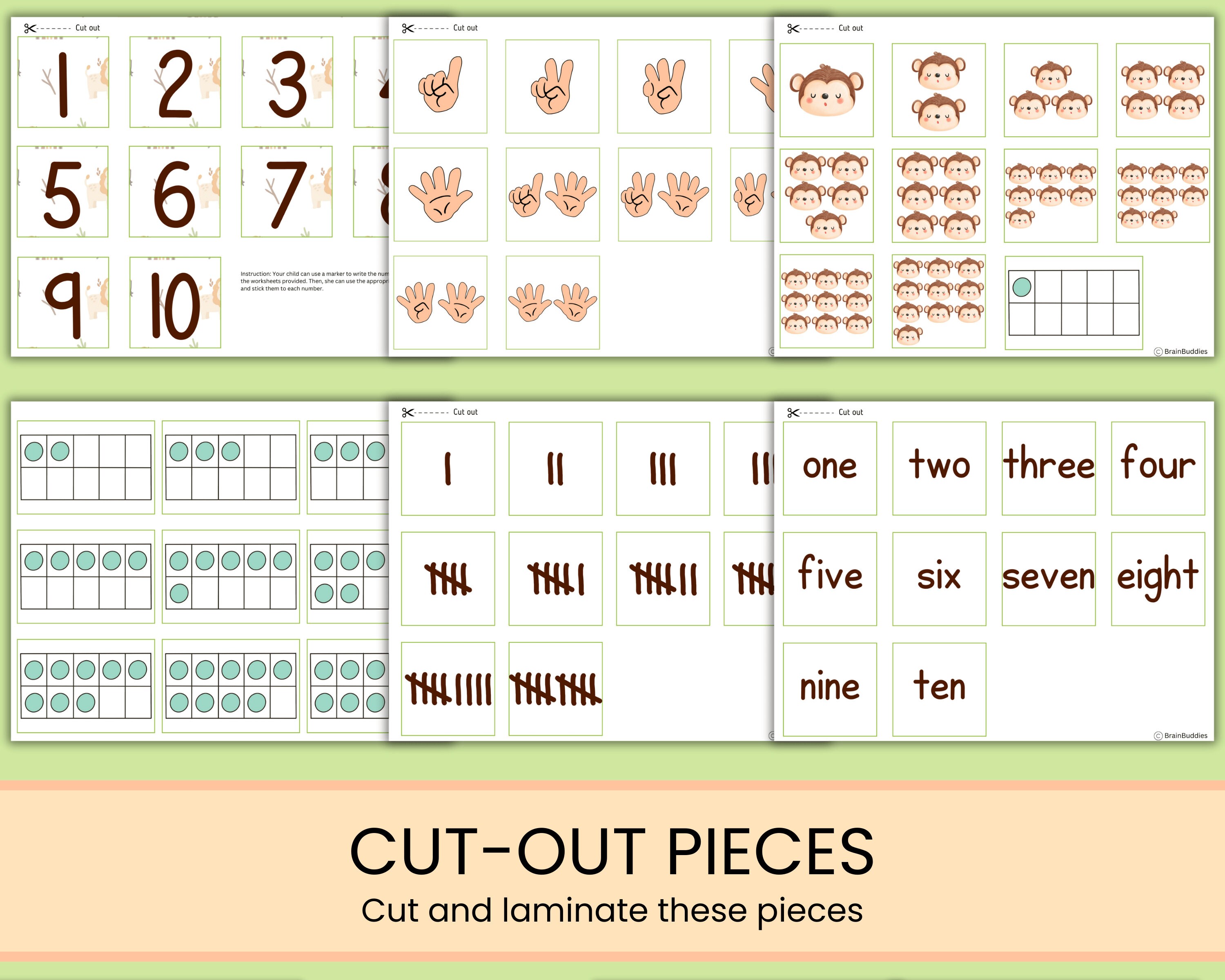 Montessori Counting Activity for Toddlers | Learn to Count | Numbers 1 ...