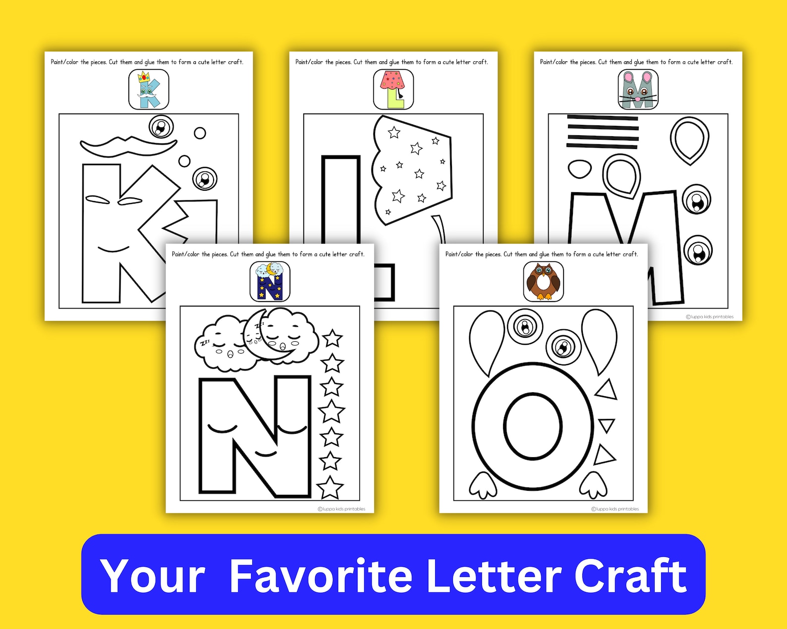 Letter Crafts for Preschoolers, Alphabet Letters, Alphabet Activities ...