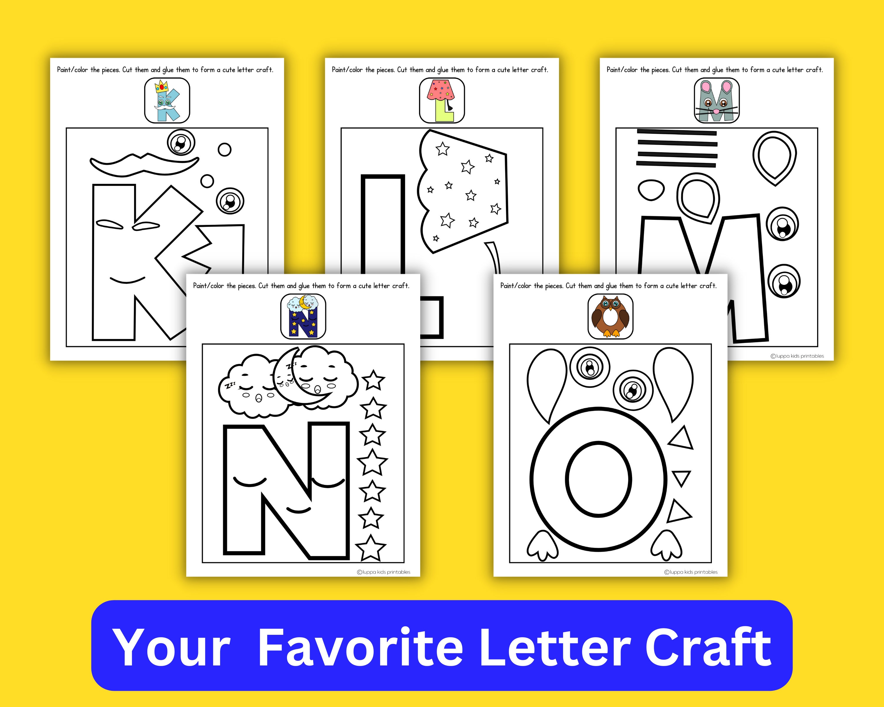 Letter Crafts for Preschoolers, Alphabet Letters, Alphabet Activities ...