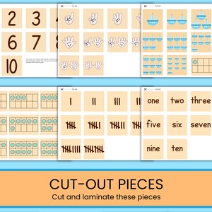 Montessori Counting Activity for Toddlers | Learn to Count | Numbers 1 ...