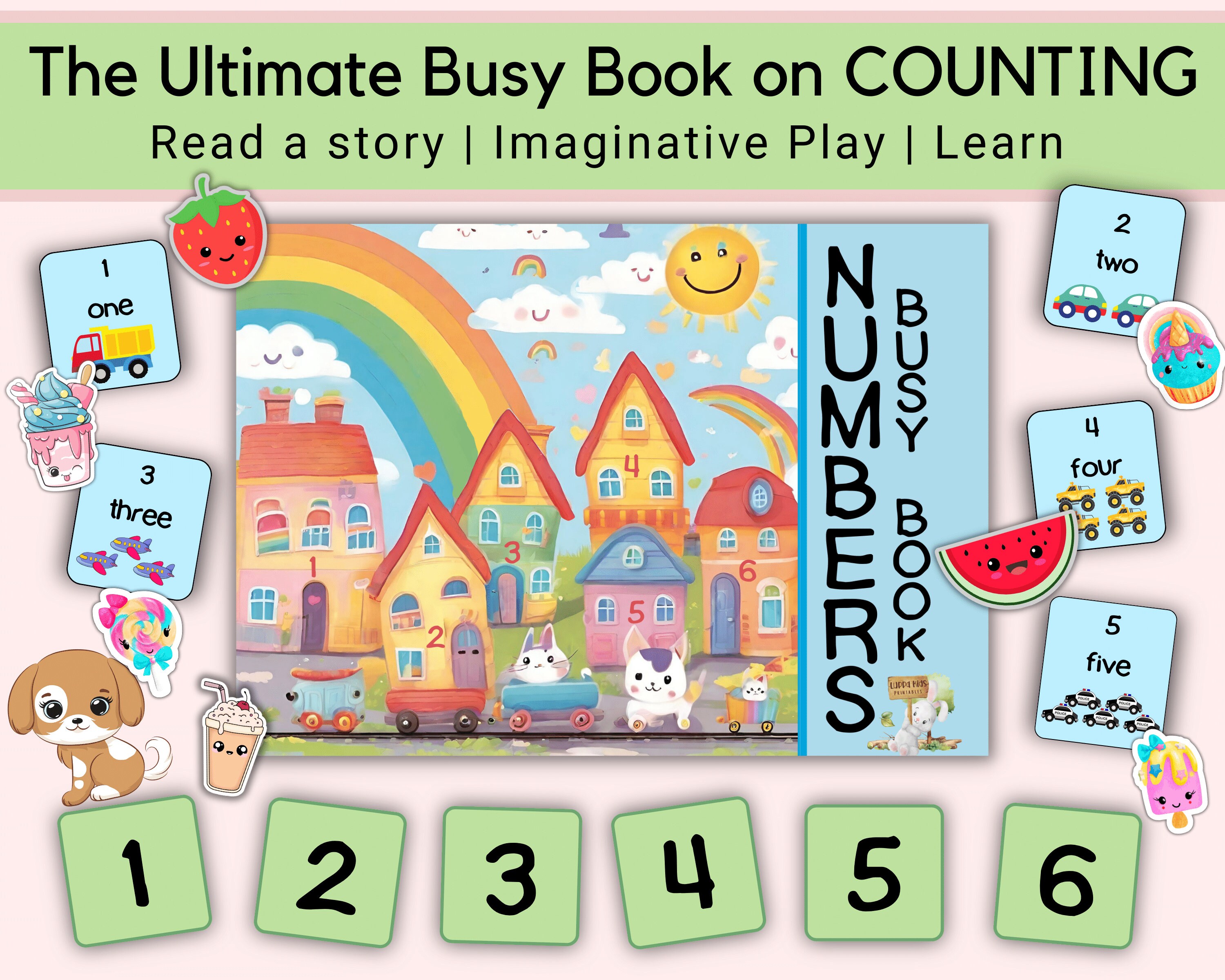 Toddler Busy Book Printable Preschool Activities Homeschool Montessori ...