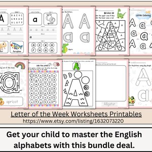 Woodland Alphabet Alphabet Poster Preschool ABC Chart Educational ...