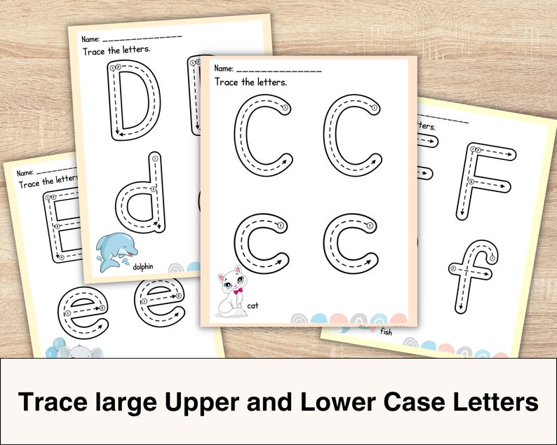 Alphabet Worksheets, Alphabet Tracing Sheet, Letter Tracing Printable ...