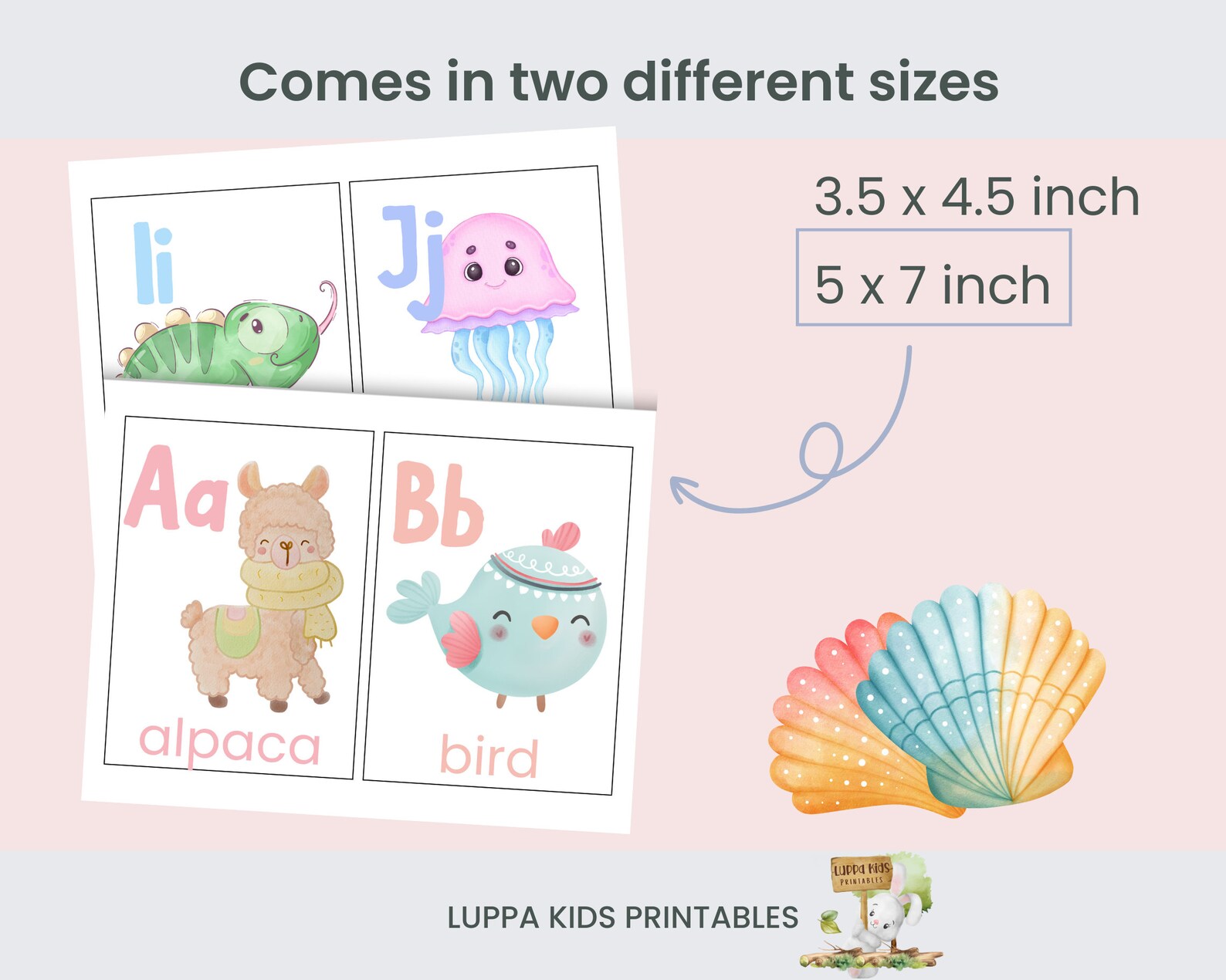 ABC Flash Cards, Educational Cards, A-Z Cards, Learn Abcs, Alphabet ...