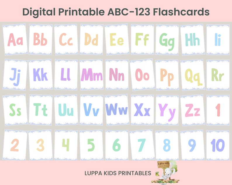 ABC Flashcards | A-Z Flashcards | 1-10 Flashcards | Alphabet Flashcards ...