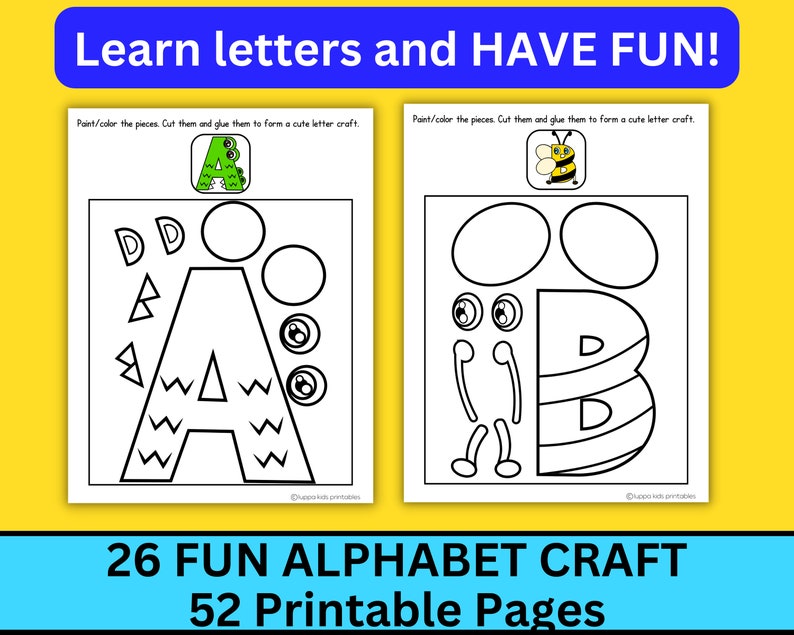 Letter Crafts for Preschoolers, Alphabet Letters, Alphabet Activities ...