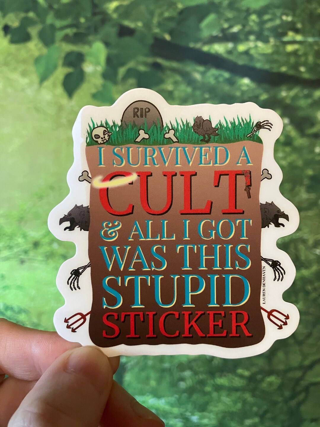 I Survived A Cult Sticker | Cult Survivor Purity Culture Exchristian ...