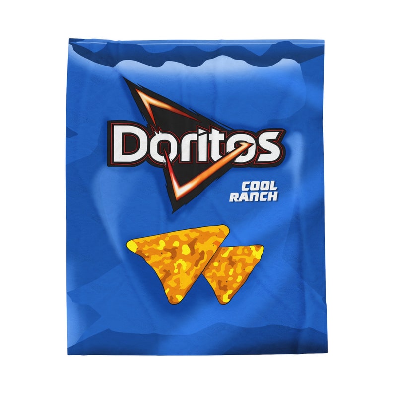 Blue Doritos Themed Soft Throw Blanket - Etsy