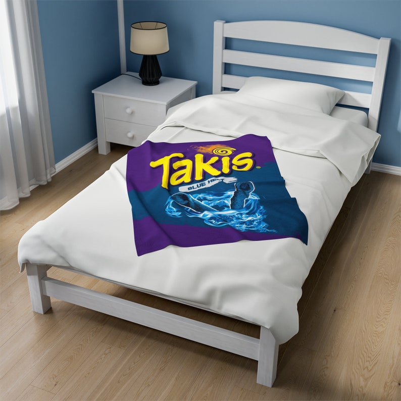 Blue Takis Themed Soft Throw Blanket - Etsy