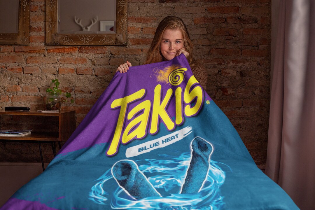 Blue Takis Themed Soft Throw Blanket - Etsy
