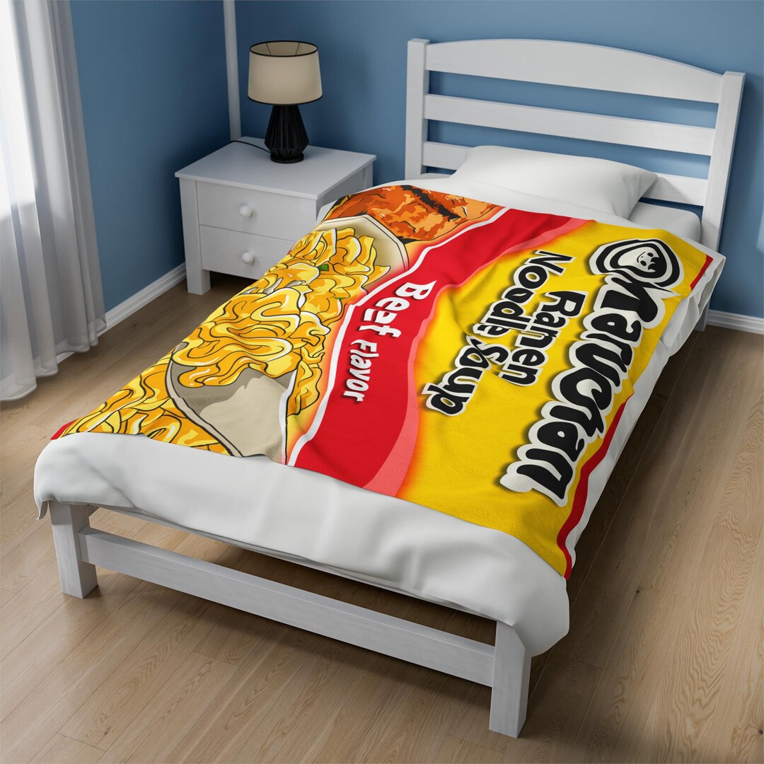 Beef Ramen Soft Blanket - Etsy