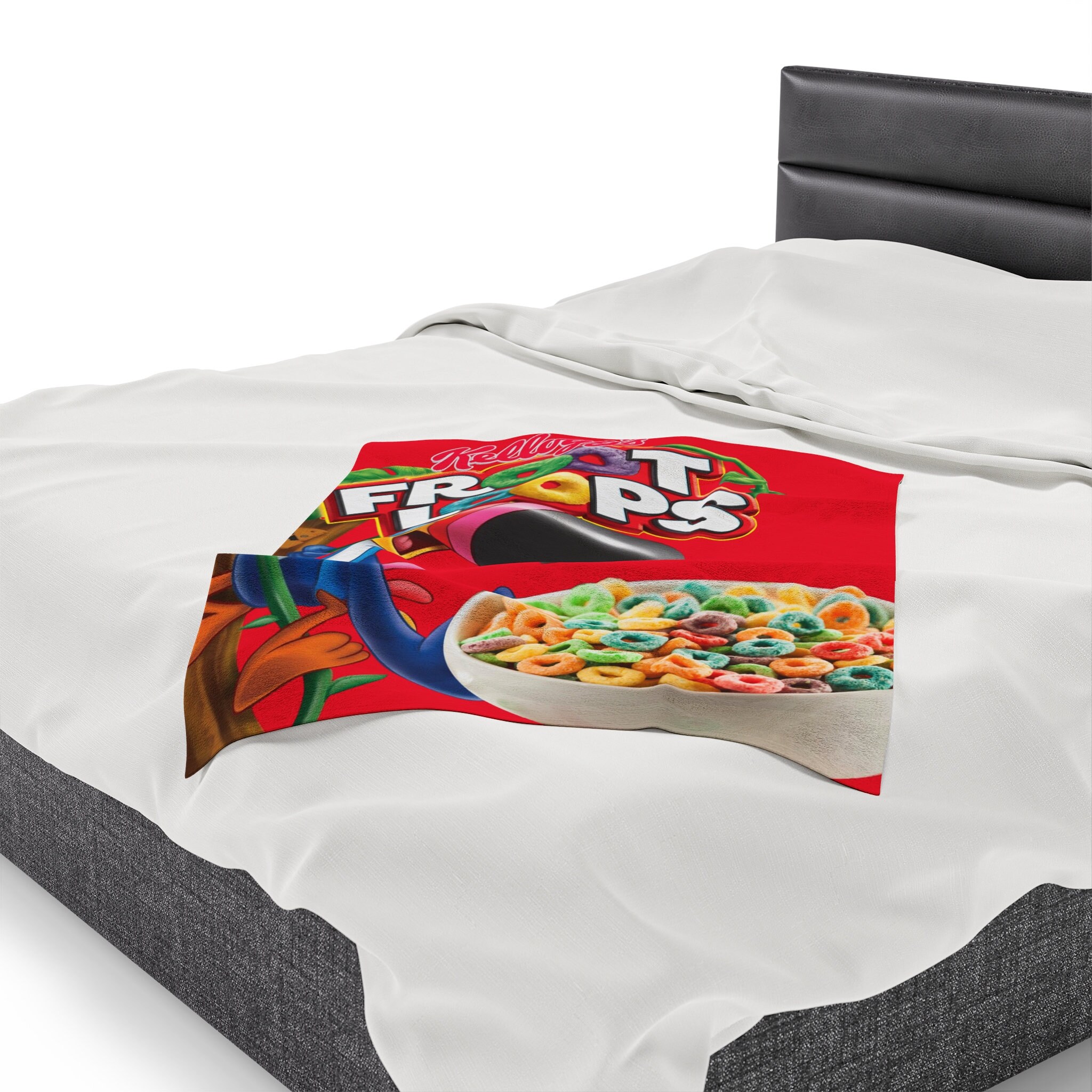 Colorful Cereal Themed Velveteen Soft Blanket - Etsy