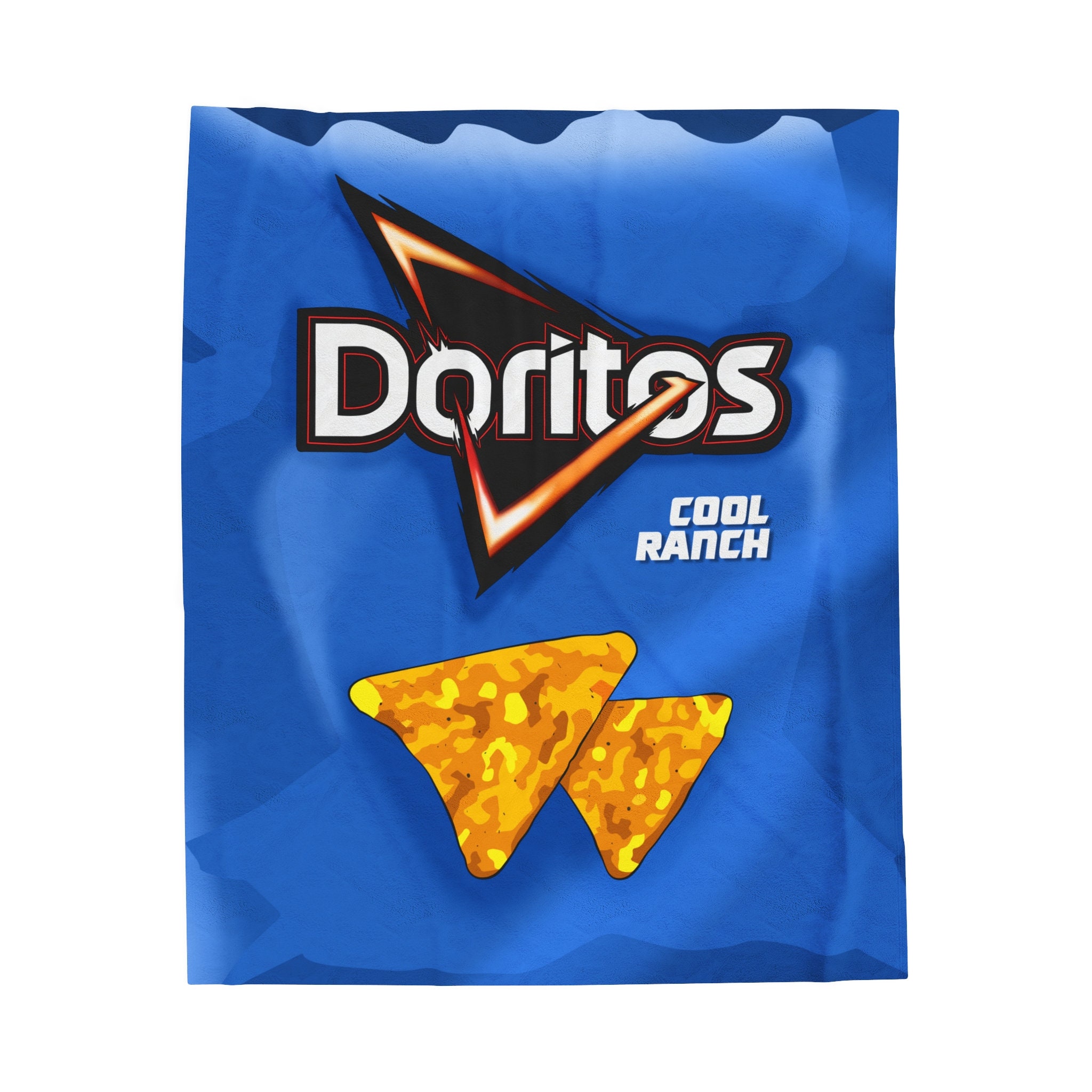 Blue Doritos Themed Soft Throw Blanket - Etsy