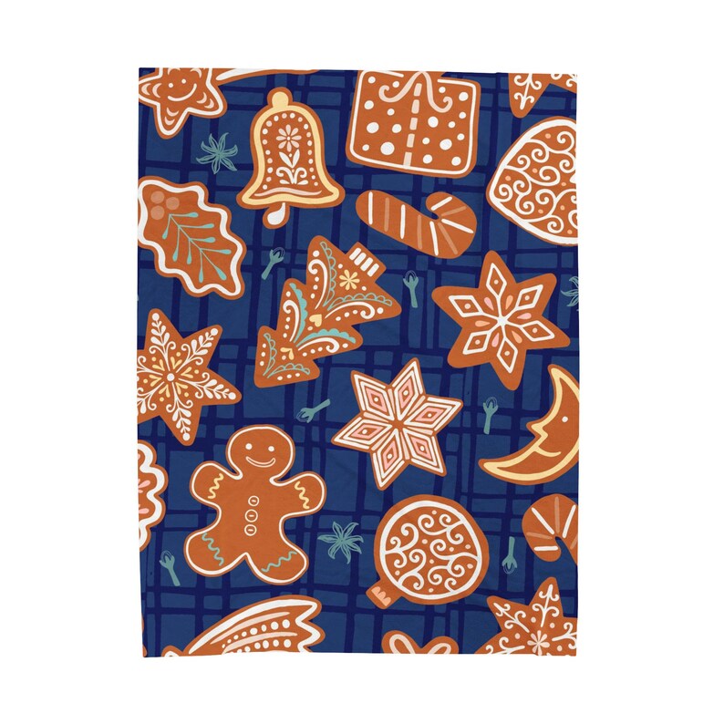 Gingerbread Cookies Soft Blanket - Etsy