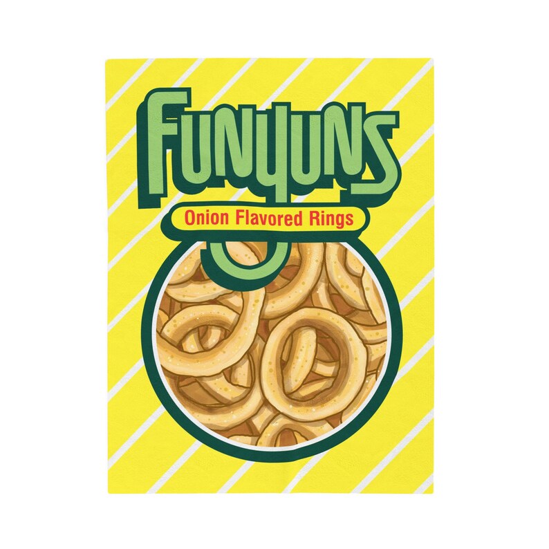 Funyuns Themed Soft Throw Blanket - Etsy