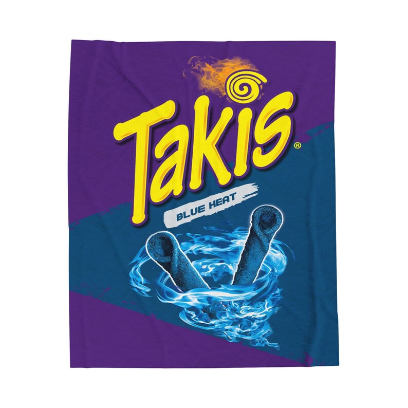 Blue Takis Themed Soft Throw Blanket - Etsy